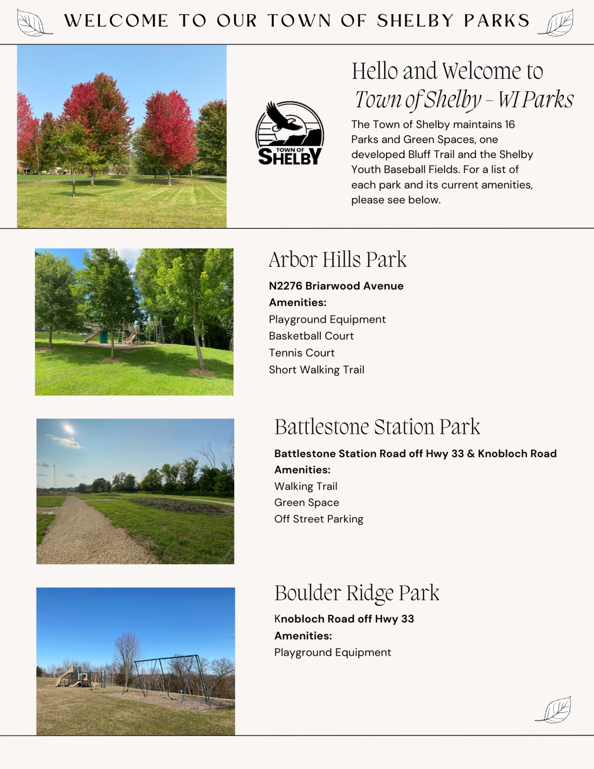 Town of Shelby | La Crosse County WI